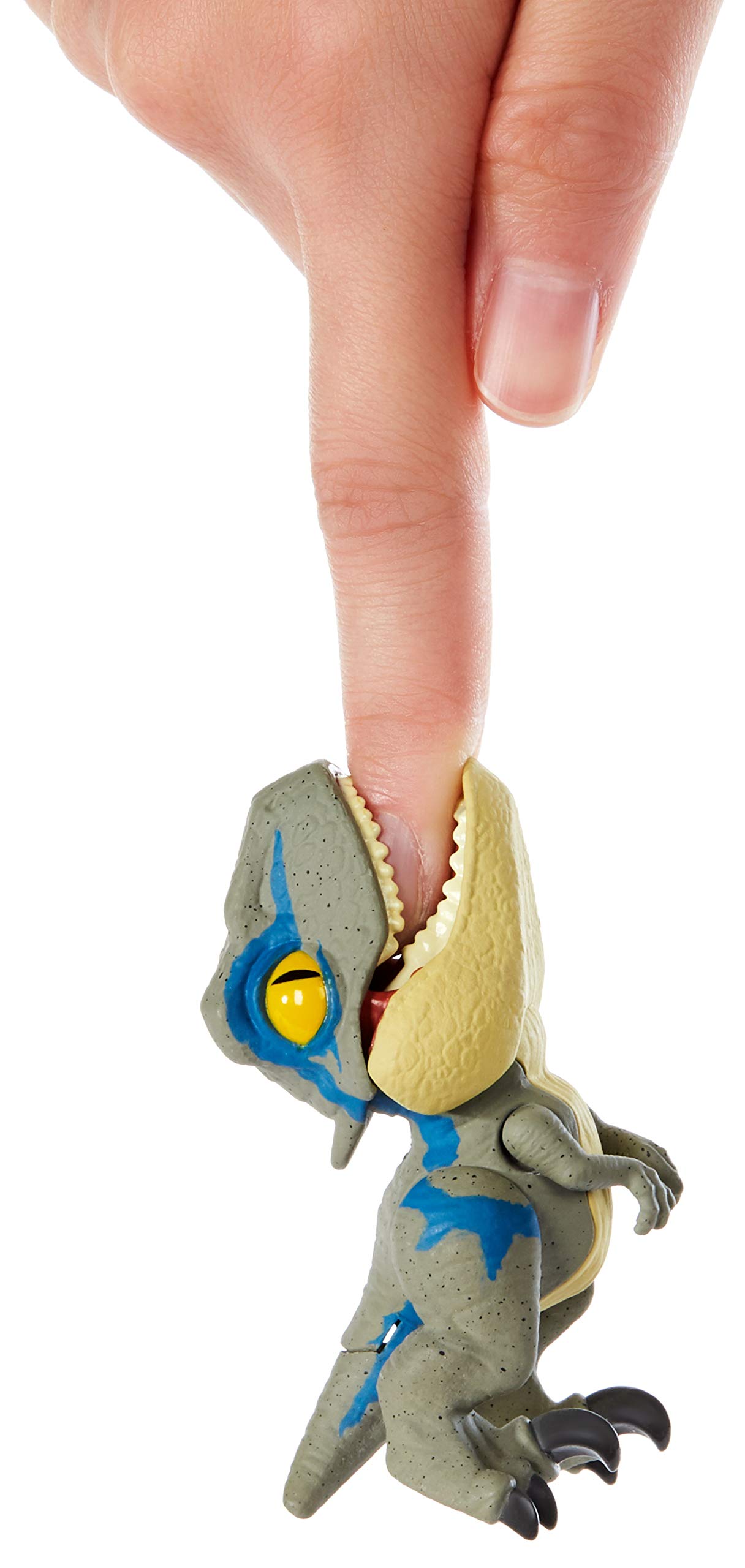 Mattel Jurassic World Snap Squad Dinosaur Toys, Small Dino Figures with Opening Clip-On Jaws, Portable Collectibles