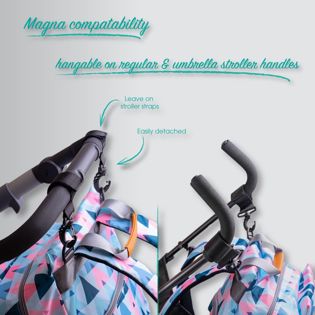 Clamera Diaper Bag Backpack β 5-in-1 Magna Travel Back Pack β Extra Large Diaper Bag with Changing Pad, Diaper Pouch, Pacifier Pouch & Stroller Hangers
