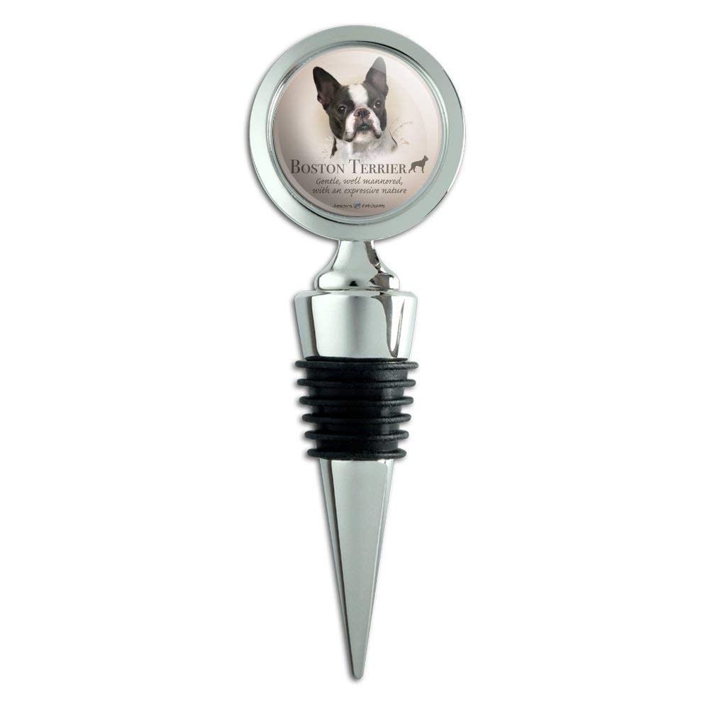 Boston Terrier Dog Breed Wine Bottle Stopper