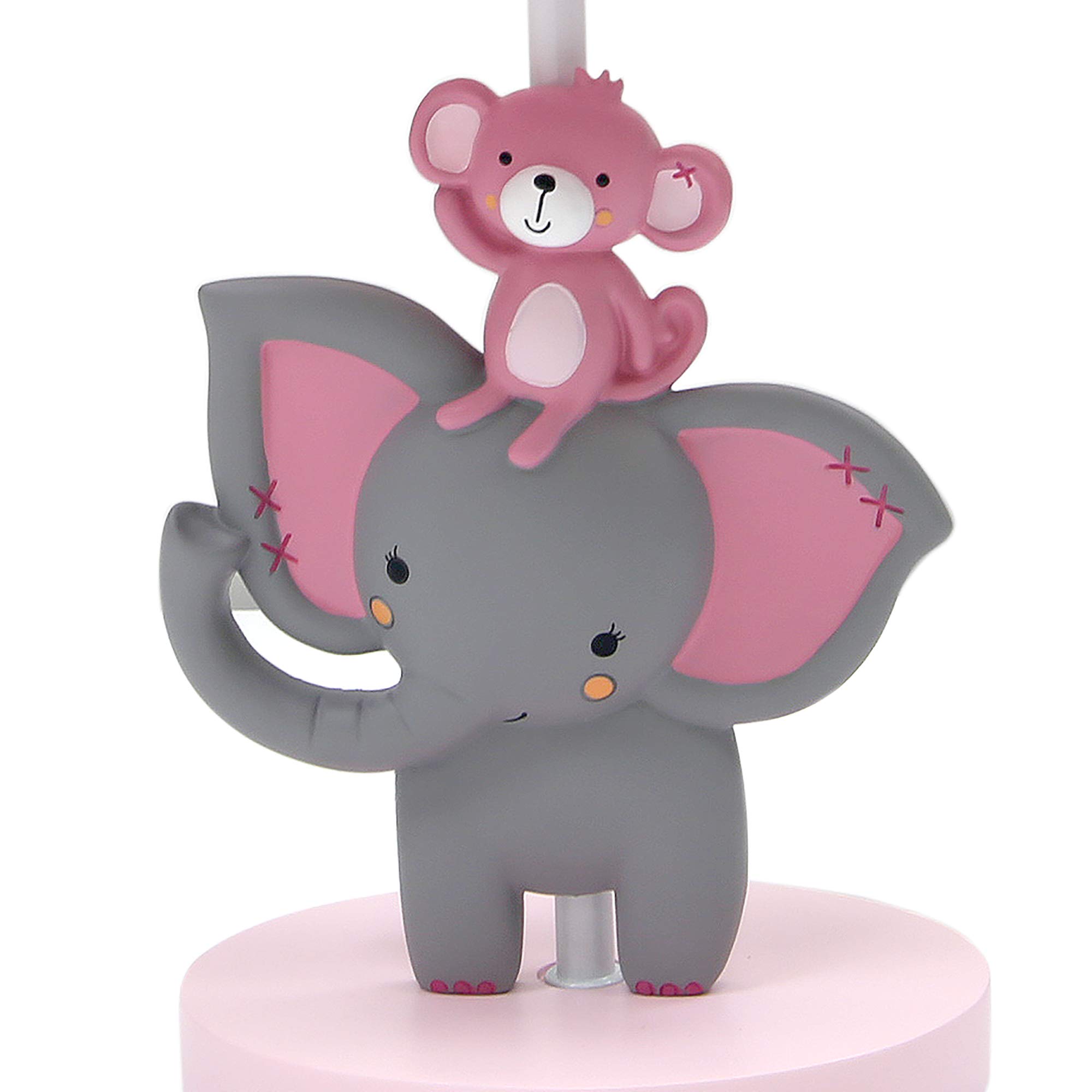 Bedtime Originals Twinkle Toes Lamp with Shade & Bulb, Pink