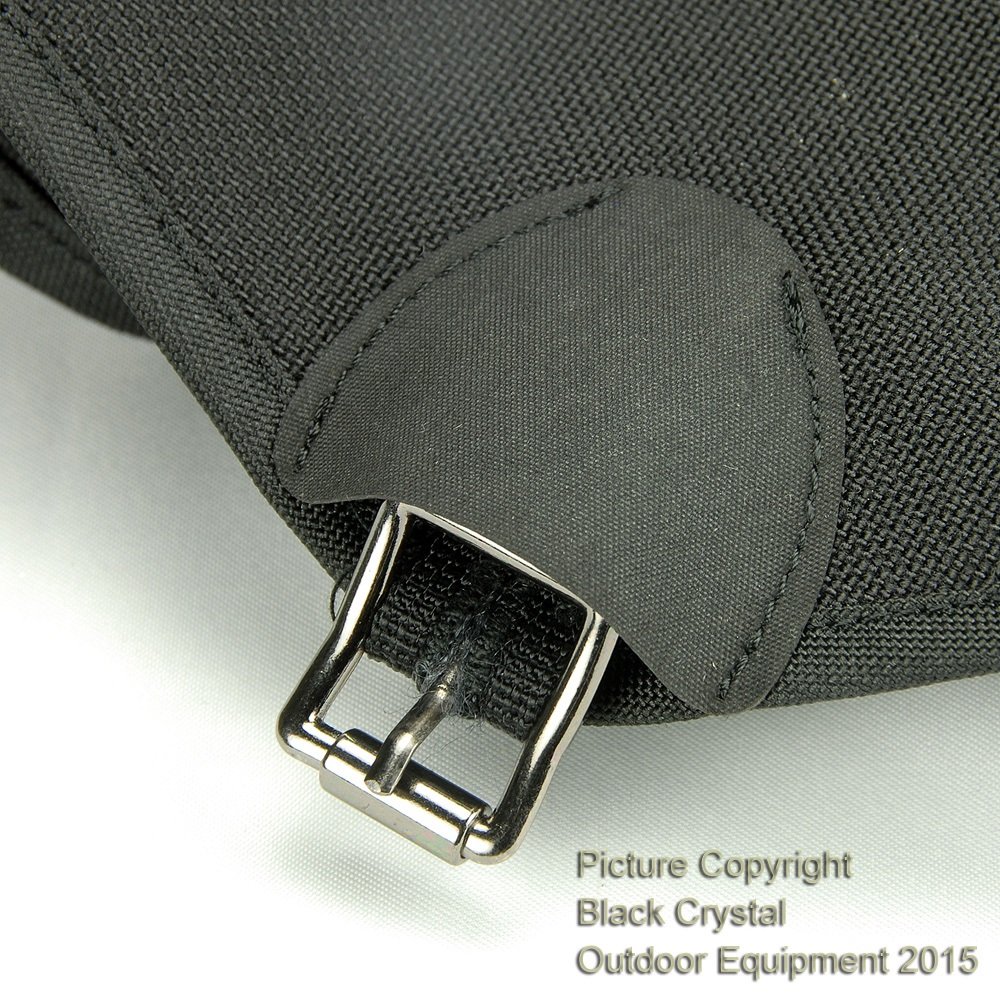 Black Crystal Ski Snow Gaiters Hiking Waterproof Breathable Nylon Men's Black Size Large