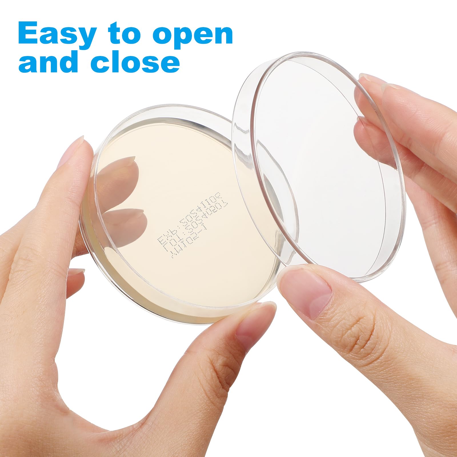 Generic Agar Plates:Prepoured Nutrient Agar Petri Dishes Science Projects Supplies Growth Medium for Mushrooms & Science Fair Projects,10 pcs