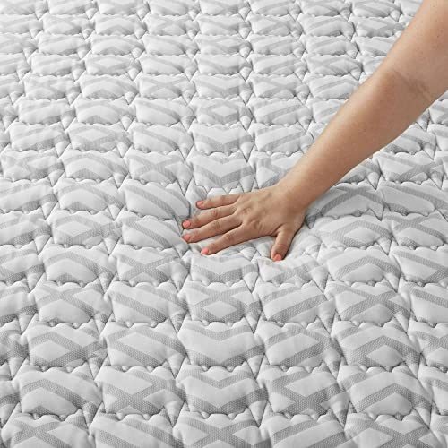 Simmons Amazon Exclusive - Premium Hybrid Memory Foam Mattress - 10 Inch, Twin Size, Individually Wrapped Coils, Cooling Foam, Quilted Cover, CertiPur-US Certified, 100-Night Trial