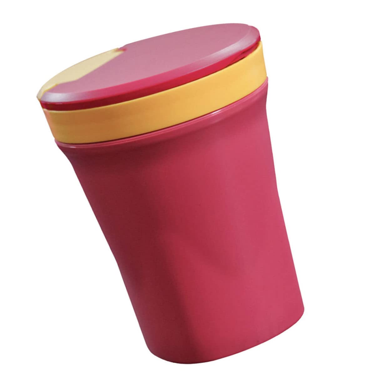 Cabilock Portable Soup Mug Soup Cup with Spoon Insulated Food Container Microwave Soup Mug with Lid Lunch Flask Oatmeal Bowls Microwave Safe Leakproof Travel Plastic Pp Food Jar