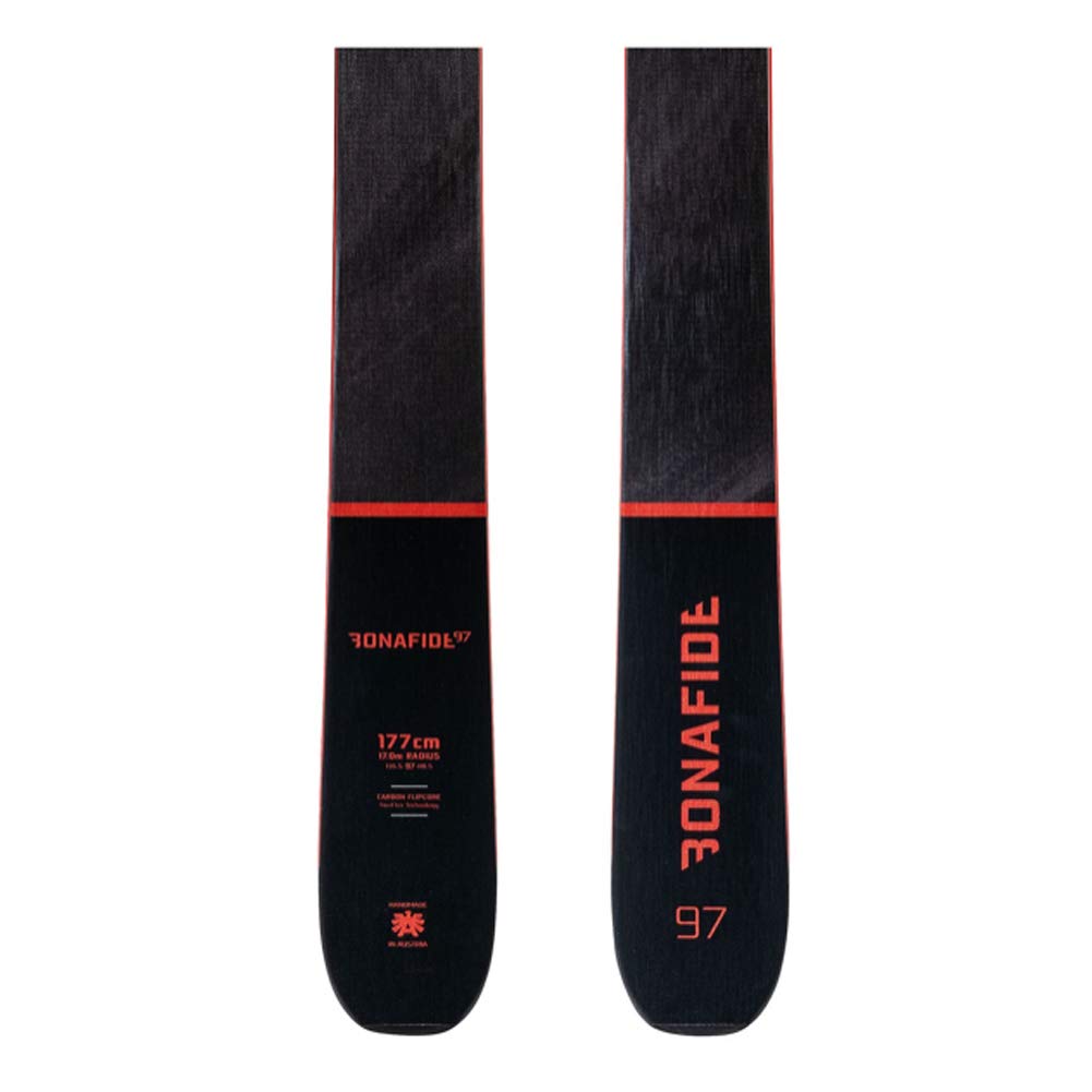 Blizzard Men's Bonafide 97 All-Mountain Off-Trail Stiff Skis, Black/Red, 171 cm