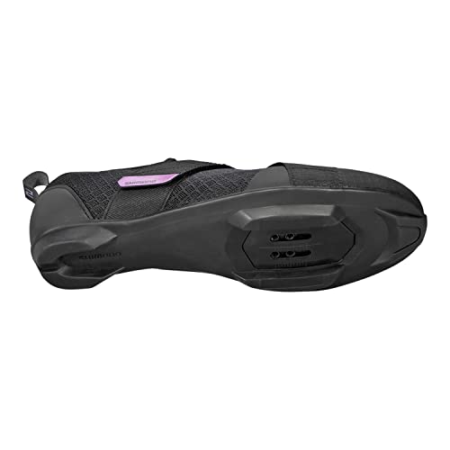 SHIMANO SH-IC200 Men's Indoor Cycling Specific Shoe, Black, 8-8.5