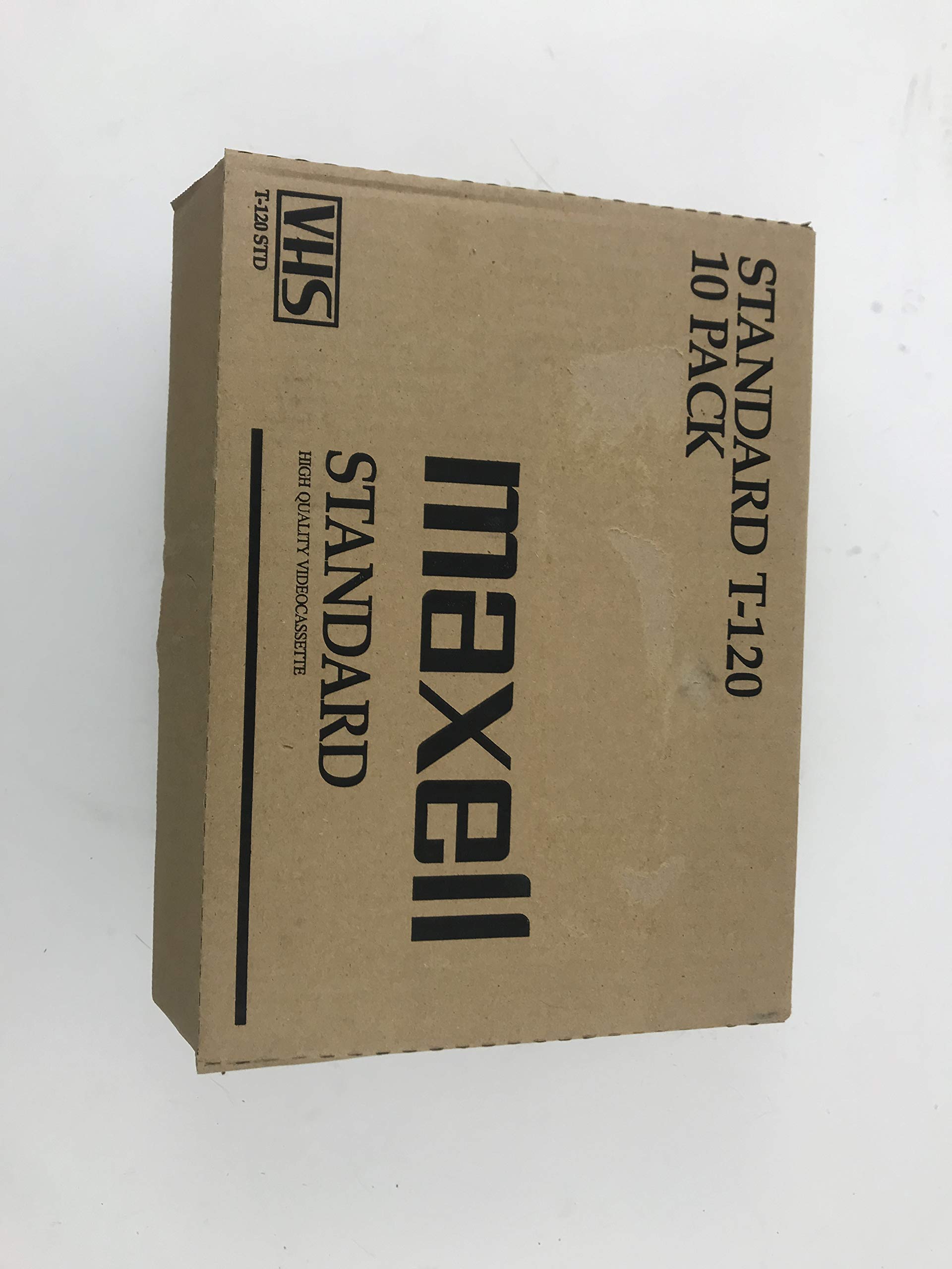 Maxell T-120 VHS 6-Hours Videocassette - 10 Pack