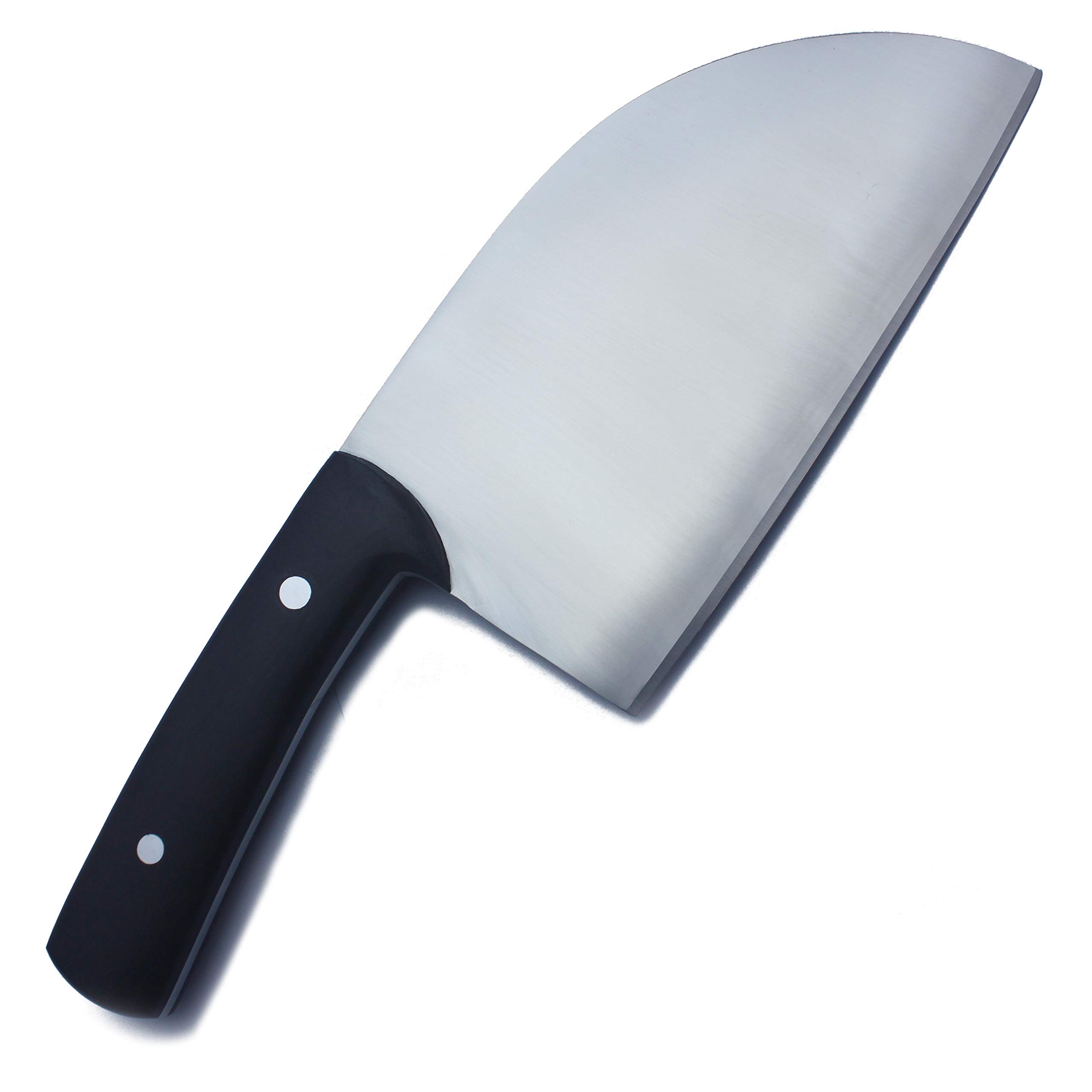 GCS Hand forged Full Tang Knife Meat Cleaver Butcher Knife Vegetable Cleaver Chef Knife High Carbon D2 Tool Steel Sharp Cleaver Knife with Leather Sheath GCS 301
