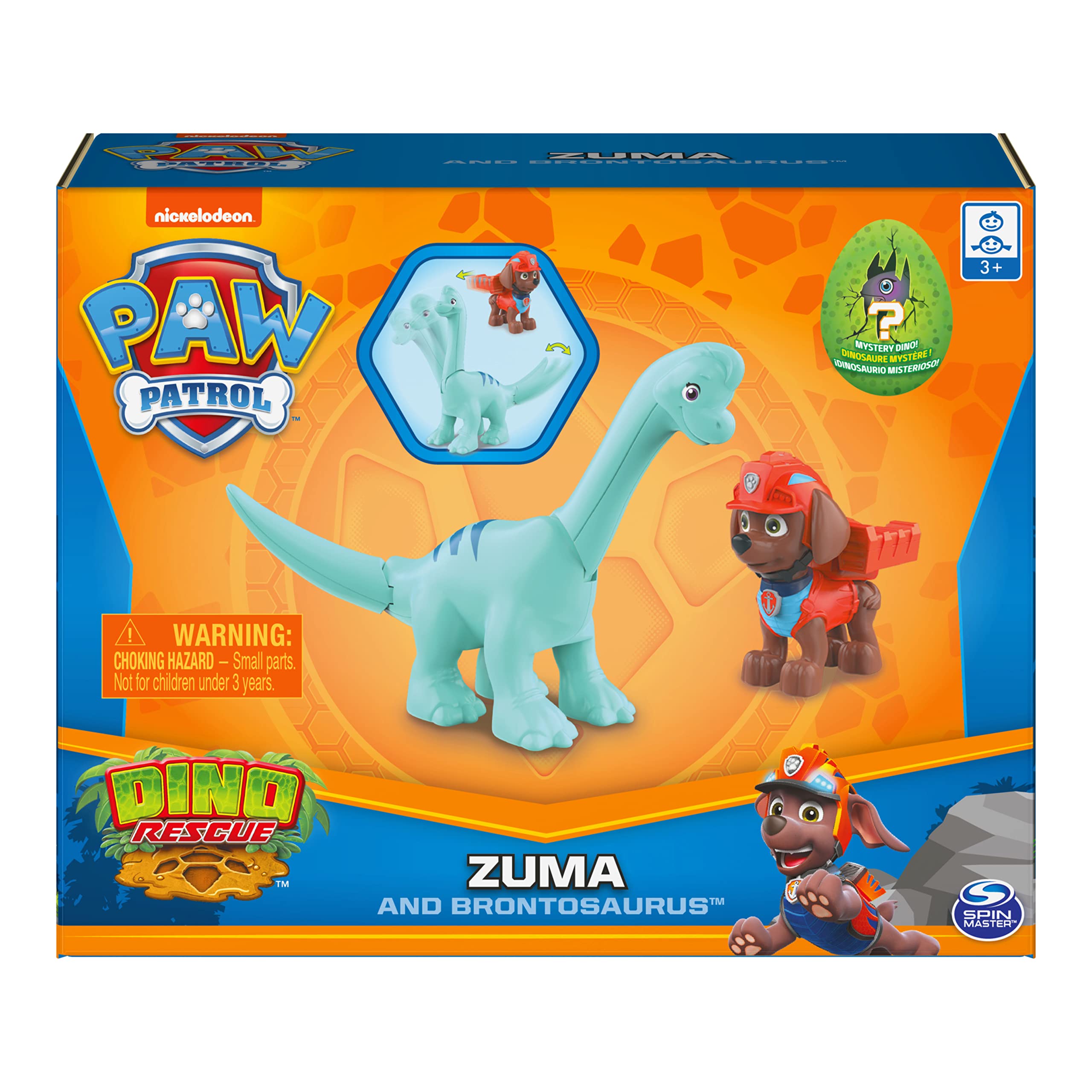 Paw Patrol, Dino Rescue Skye and Dinosaur Action Figure