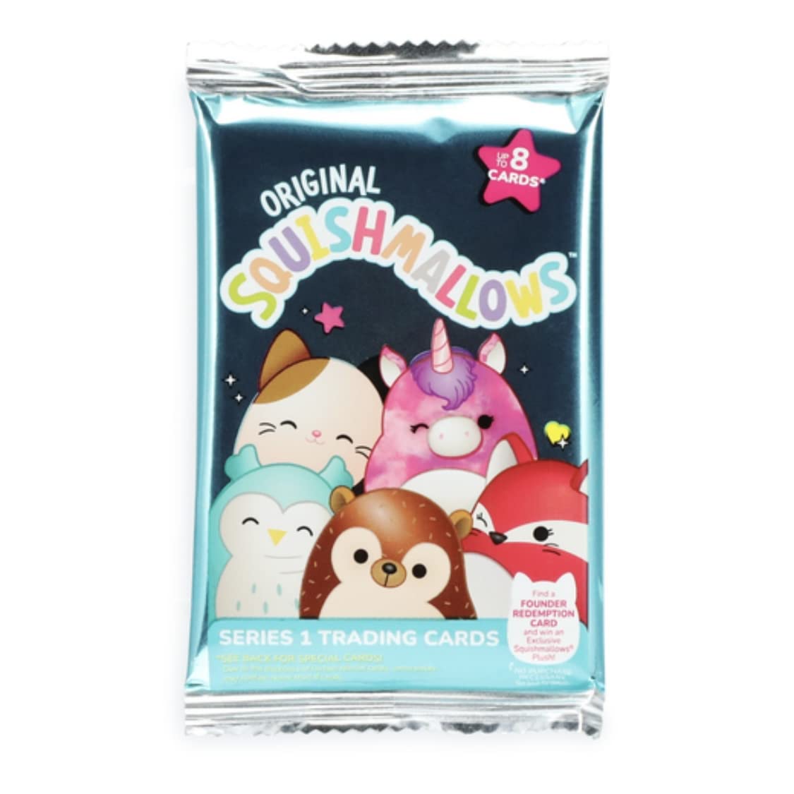 Squishmallows Official Kellytoy Series 1 Trading Cards (Pack of 4)