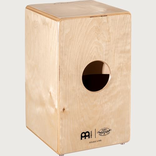 Meinl Artisan String Cajon with Espresso Burst Frontplate / Baltic Birch Body - MADE IN SPAIN - Soleá Line, 2-YEAR WARRANTY (AESLEB)
