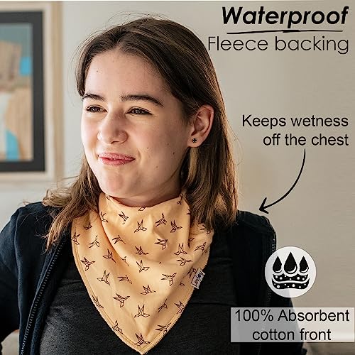 Lovjoy Large Bandana bibs For Kids 4+ Years/Special Needs Bibs/Kids, Teens & Adults