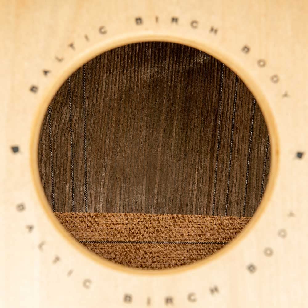 Meinl Cajon Box Drum with Internal Strings for Snare Effect - NOT MADE IN CHINA - Mahogany Frontplate / Baltic Birch Body, Woodcraft Professional, 2-YEAR WARRANTY(WCP100MH)