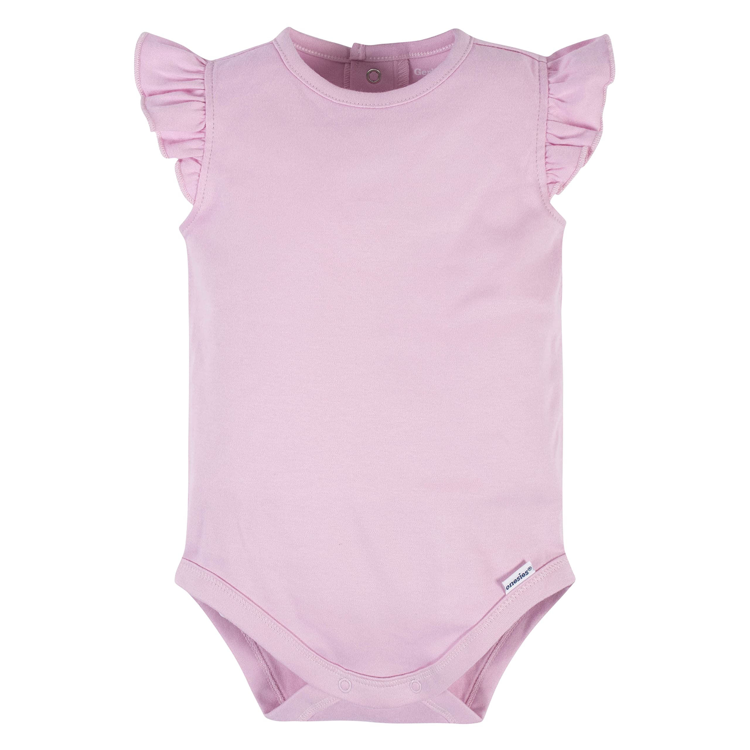 Gerber Baby Girls 3-Piece Short Sleeve Onesies, Diaper Cover & Headband Set, Blue Rose, 0-3 Months