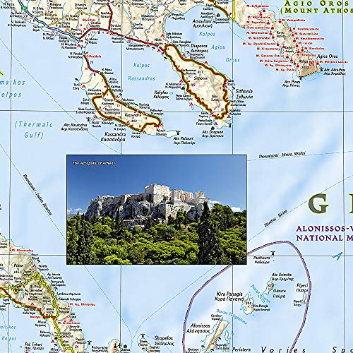 Greece Map (National Geographic Adventure Map, 3316)
