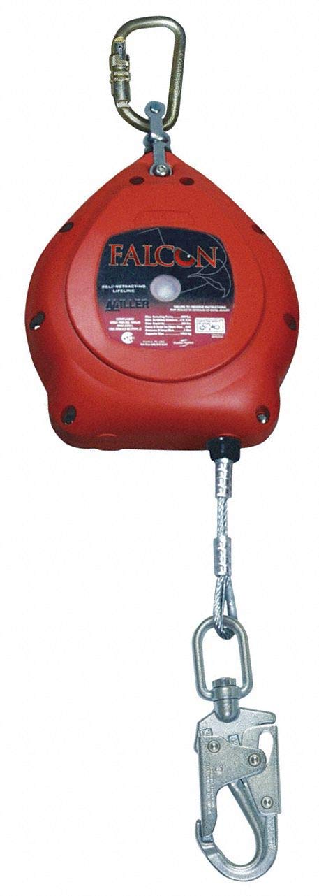Miller 30 ft. Self-Retracting Lifeline with 310 lb. Weight Capacity, Red - MP30G-Z7/30FT