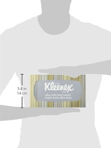 Kimberly Clark 11268 Kleenex Hand Towels Premium Ultra Soft, Pop-Up Box, White (1 Individual Box of 70 Sheets)