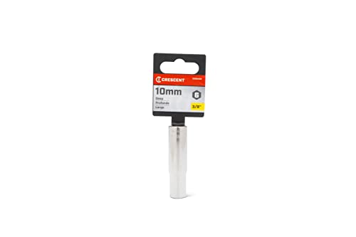 Crescent 3/8" Drive 6 Point Deep Metric Socket 10mm - CDDS40N