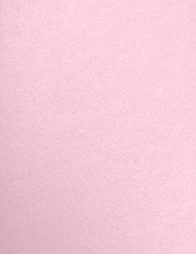 LUXPaper 8.5" x 11" Paper | Letter Size | Rose Quartz Metallic | 80lb. Text | 50 Qty