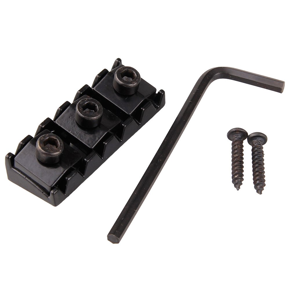 Black Guitar Lock nut 42mm For FLOYD ROSE Tremolo Double Locking System