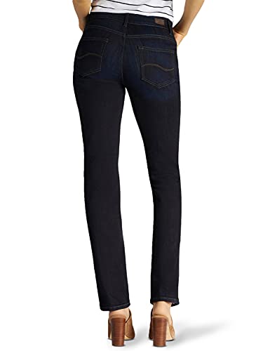 Lee Women's Ultra Lux Comfort with Flex Motion Straight Leg Jean Niagara 12 Long