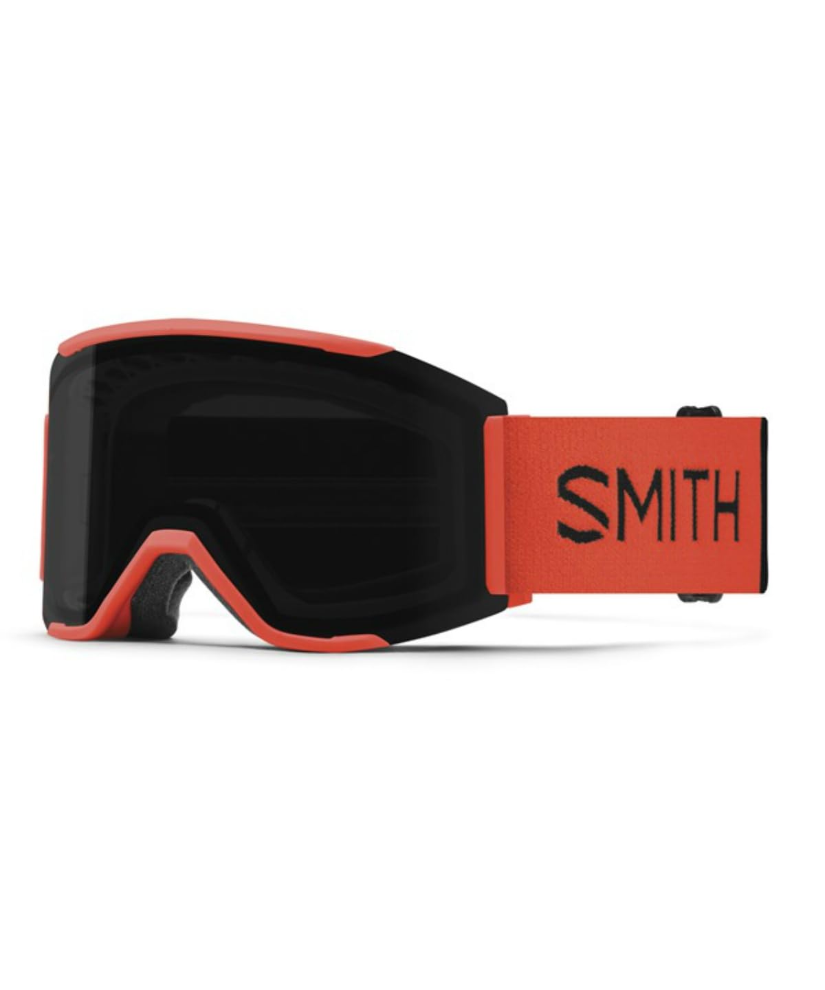 Smith Optics Squad MAG Low Bridge Fit Unisex Snow Goggle - White Vapor, ChromaPop Everyday Rose Gold Mirror
