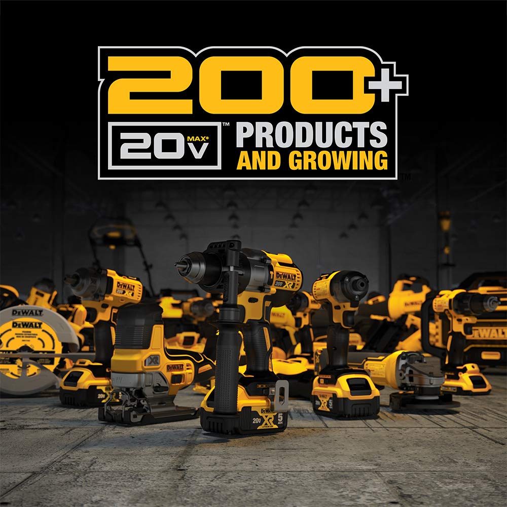 DEWALT 20V MAX* Cordless Drill / Driver Kit, Compact, Brushless (DCD777C2)