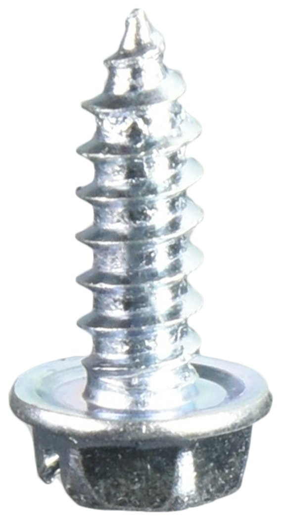 The Hillman Group 41006 Hex Washer Head Slotted Sheet Metal Screw, 8-Inch x 1/2-Inch, 100-Pack
