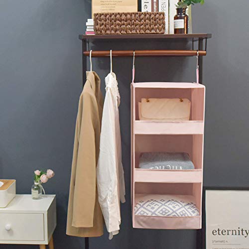 GRANNY SAYS Bundle of 2-Pack Hanging Organizer & 1-Pack Closet Hanging Shelves