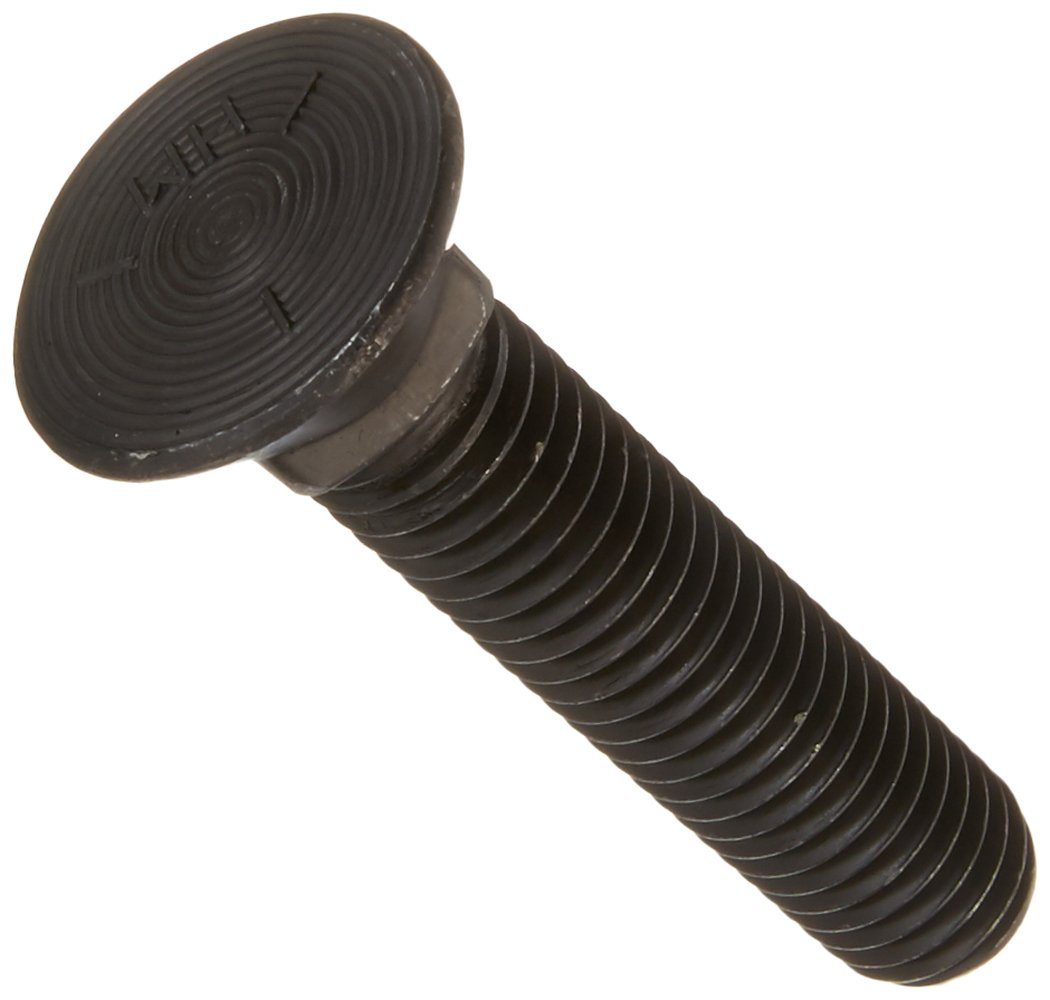 The Hillman Group 260087 1/2-Inch x 2 1/2-Inch Plow Bolts, 50-Pack, Black