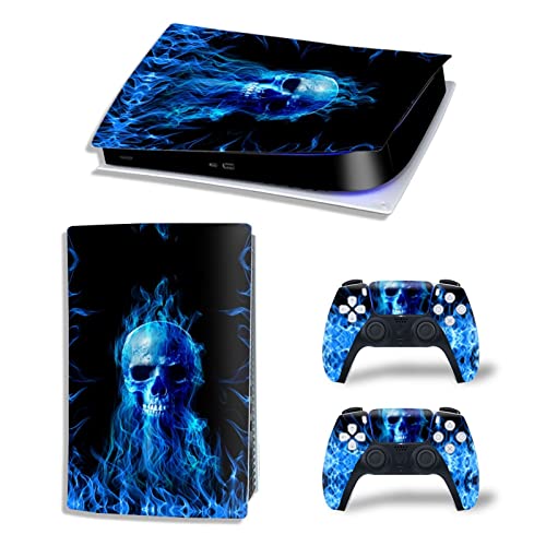 BUCEN Anime for PS5 Digital Edition Skin for Console and Controllers Vinyl Sticker Durable, Scratch Resistant, Compatible with for P-S5 02265 Anti Scratch