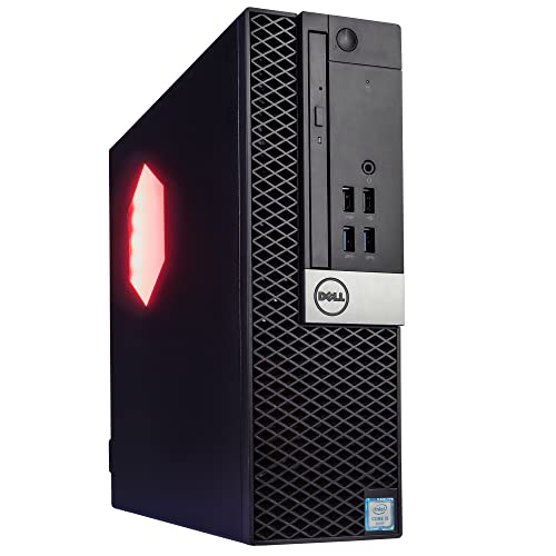 Dell Optiplex 5050 (RGB) Desktop Computer | Quad Core Intel i5 (3.2) | 8GB DDR4 RAM | 500GB SSD Solid State | Windows 10 Professional | 22in LCD Monitor | Perfect Family Computer (Renewed)