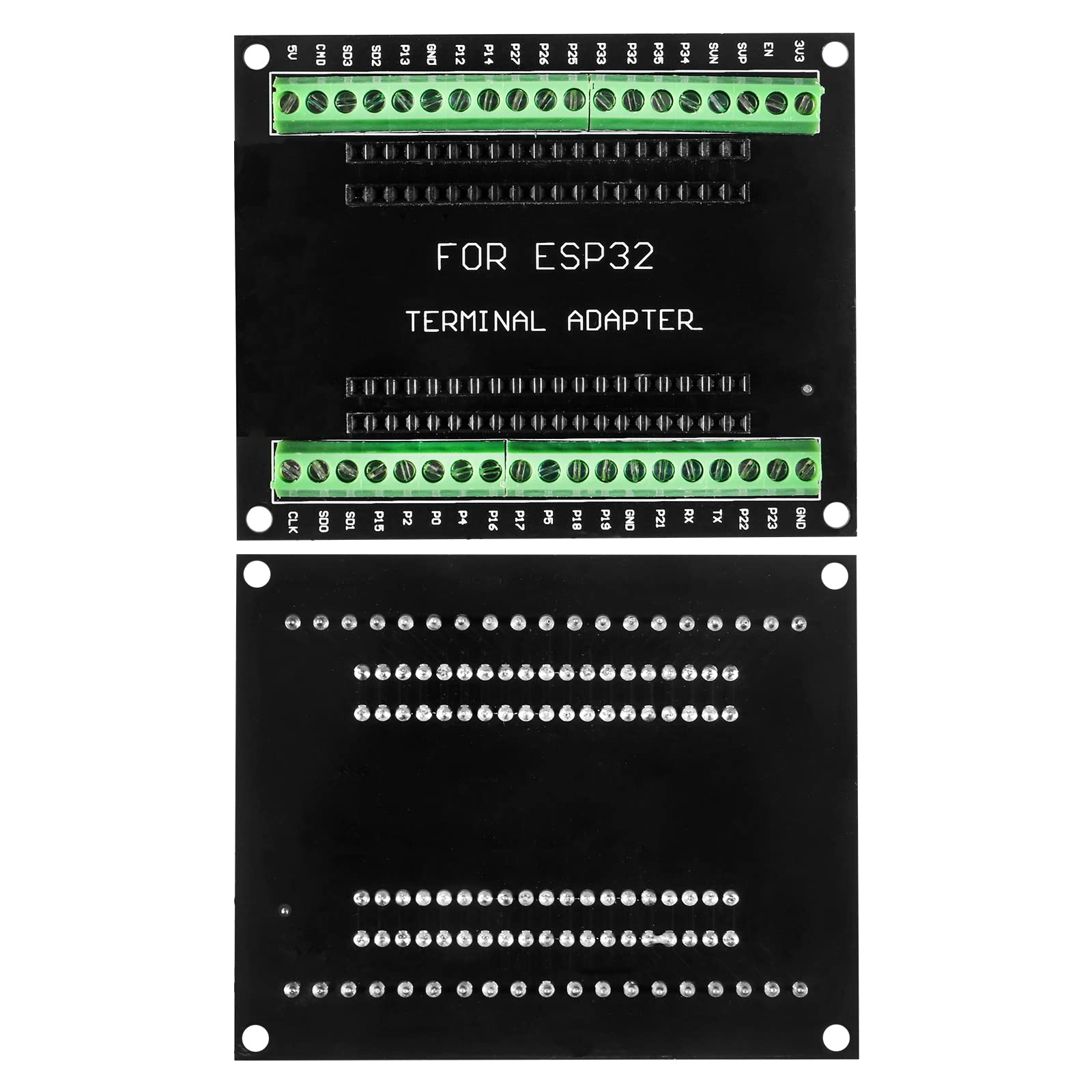 Coliao 4pcs ESP32 Breakout Board GPIO 1 into 2 for 38PIN Narrow Version ESP32 ESP-WROOM-32 Microcontroller Development Board