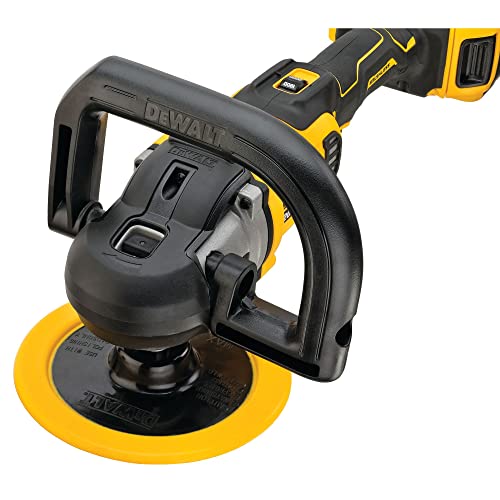 DEWALT 20V MAX* XR Cordless Polisher Kit, Rotary, Variable Speed, 7-Inch, 180 mm (DCM849P2)