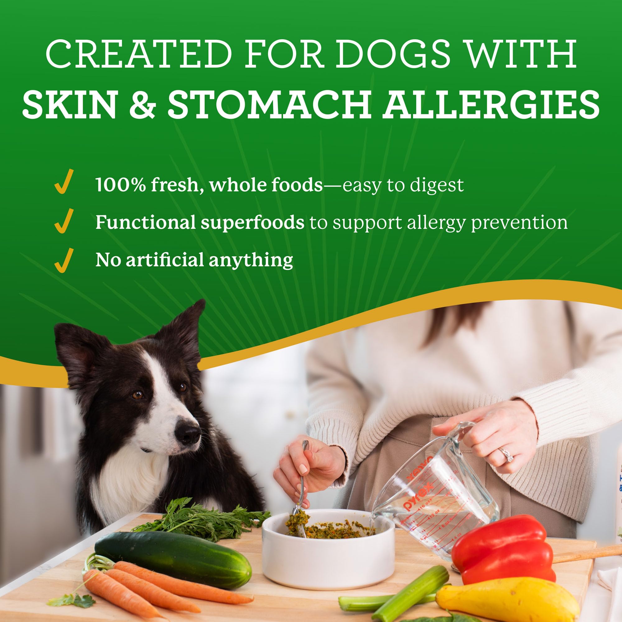 Dr. Harvey's Specialty Diet Allergy Turkey Recipe, Human Grade Dog Food for Dogs with Sensitivities and Allergies, Trial Size (5.5 Ounces)