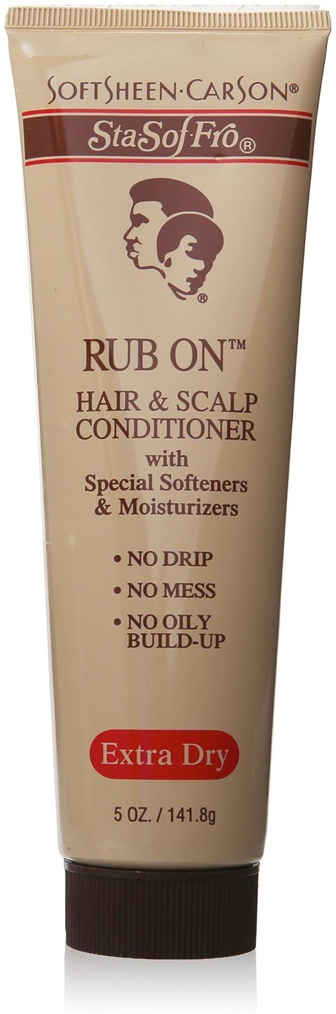 SoftSheen-Carson Rub On Hair & Scalp Conditioner with Special Softeners & Moisturizers, Extra Dry, 5-Ounce Bottles (Pack of 6)
