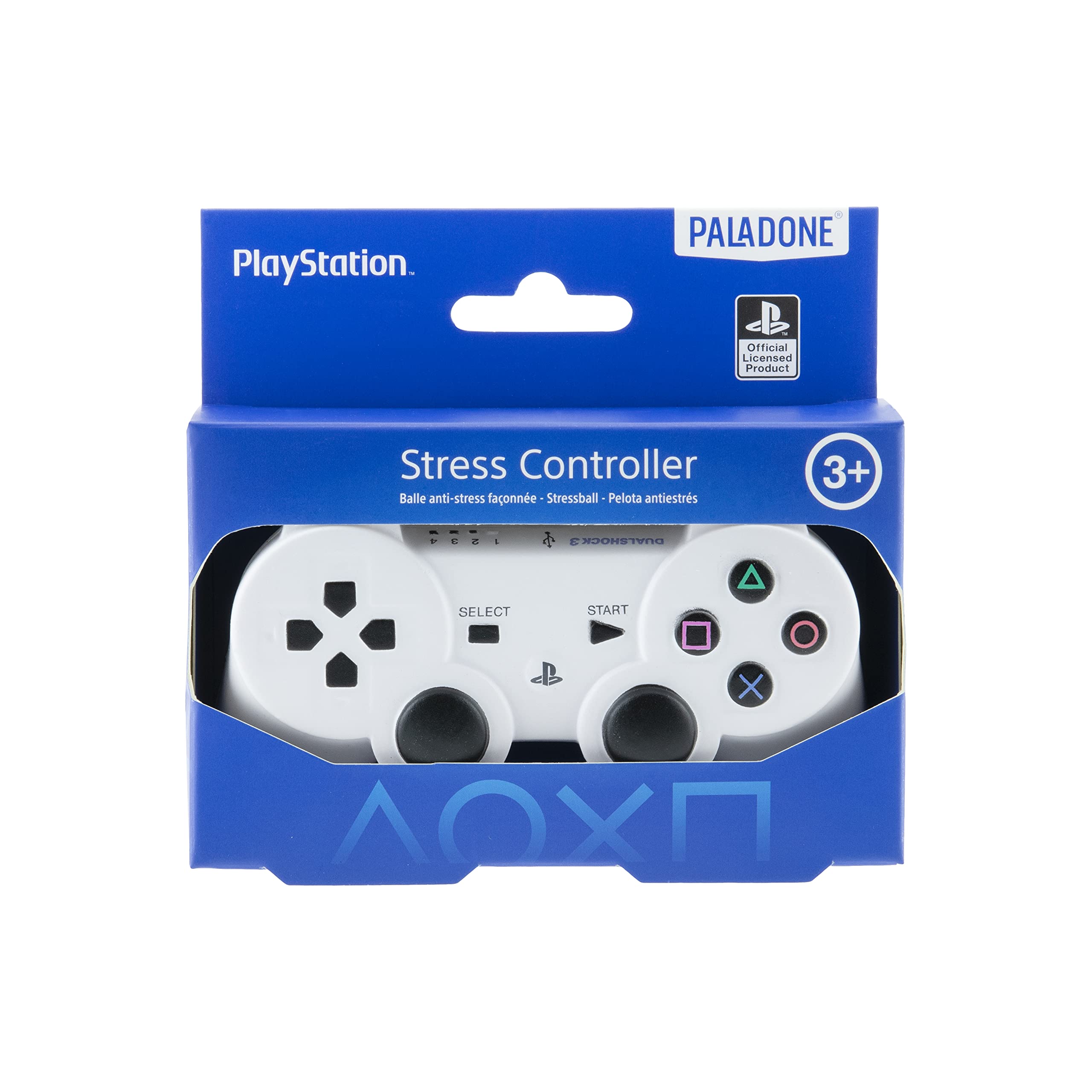 Paladone PS5 White Controller Stress Ball - Officially Licensed PlayStation Merchandise