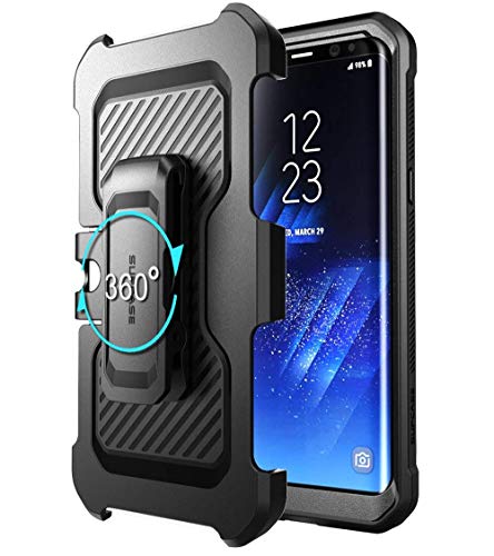 SUPCASE Unicorn Beetle PRO Series Phone Case for Samsung Galaxy S8, Full-Body Rugged Protective Case for Galaxy S8 2017 (Black)