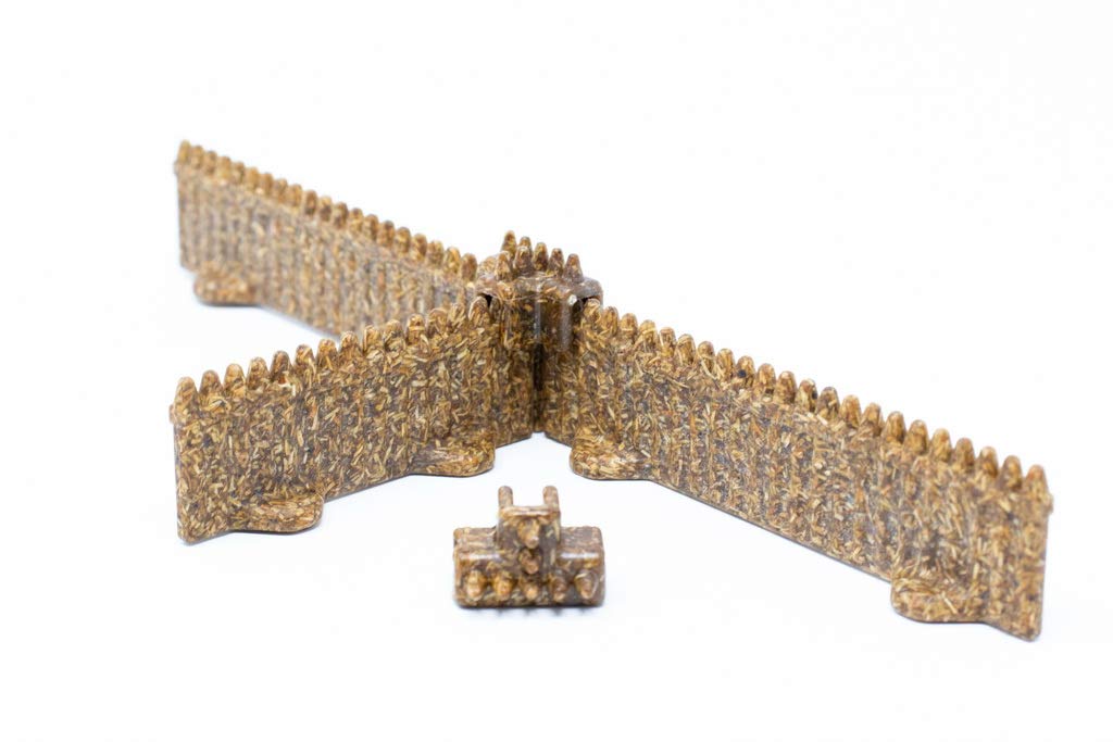 Palisades Fences Kit - Mini Dungeon Castle Cavern Terrain for RPGs, Dungeons & Dragons (DND), Pathfinder, War Gaming, and More! by DCD (34+pcs, 7ft 8in)