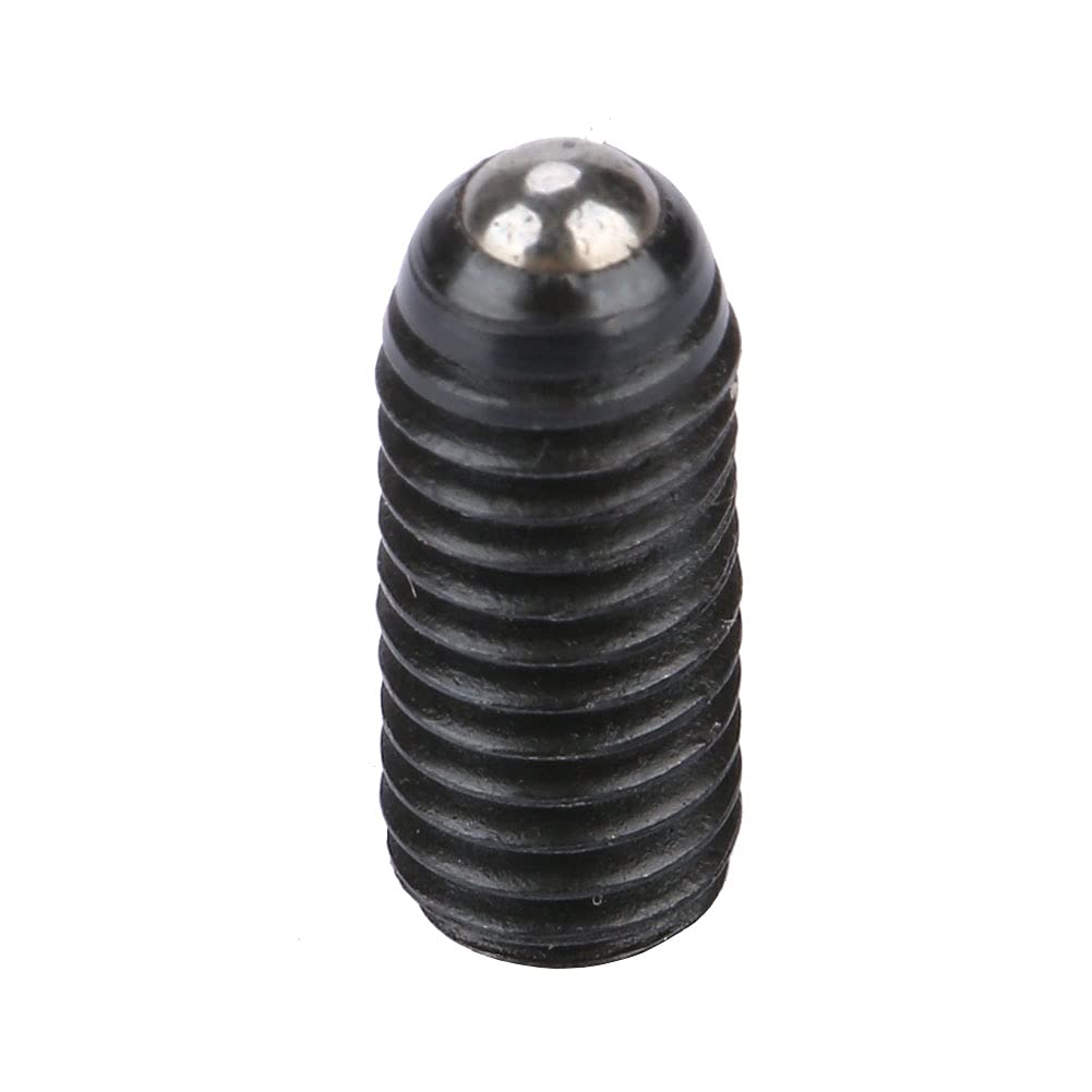 Ball Plunger, M5 Screw Thread with Spring Hex Socket Ball Plunger, for Mechanical Clamp Devices(M5*12(10PCS))