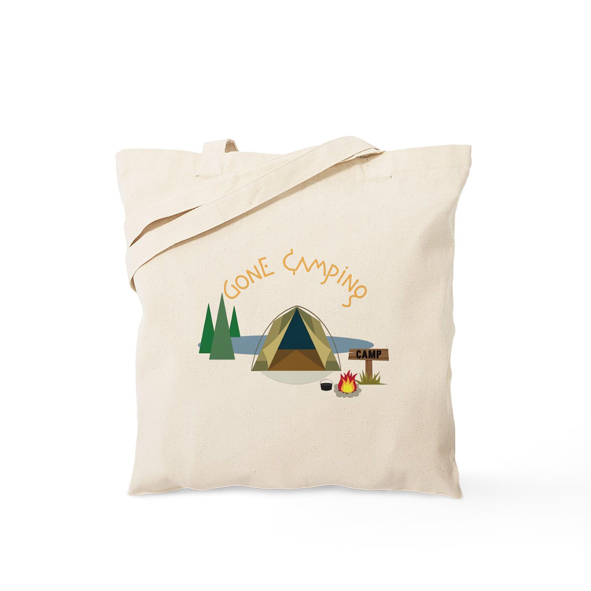 CafePress Gone Camping Tote Bag Canvas Tote Shopping Bag