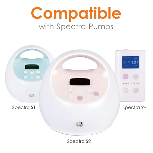 Maymom Duckbill Valves for Spectra. Designed for Spectra S1 Spectra S2 Spectra 9 Plus Spectra Dew 350 Not Original Spectra Pump Parts Spectra S2 Accessories Replace Spectra Valve (6 ct Orange)