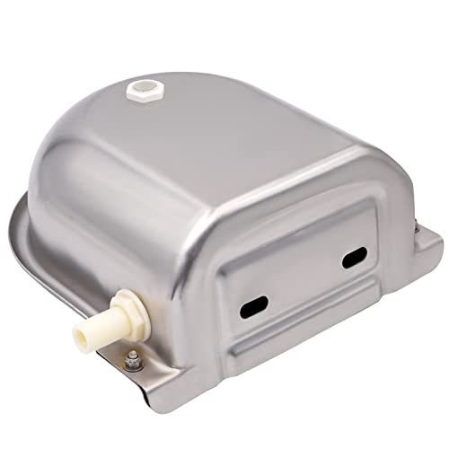 HHNIULI 2.5L/84.5oz Automatic Dog Waterer, 2 PCS 304 Stainless Steel Automatic Animal Drinking Water Bowl Trough Dispenser for Dogs Horses Cattle Sheep Goat Chicken β