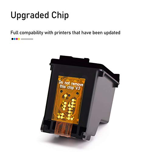 ESTON Remanufactured Replacement for HP 64XL 64XL Black Ink Cartridges N9J92AN High Yield Use for HP Envy Photo 6252 6255 7155 7855