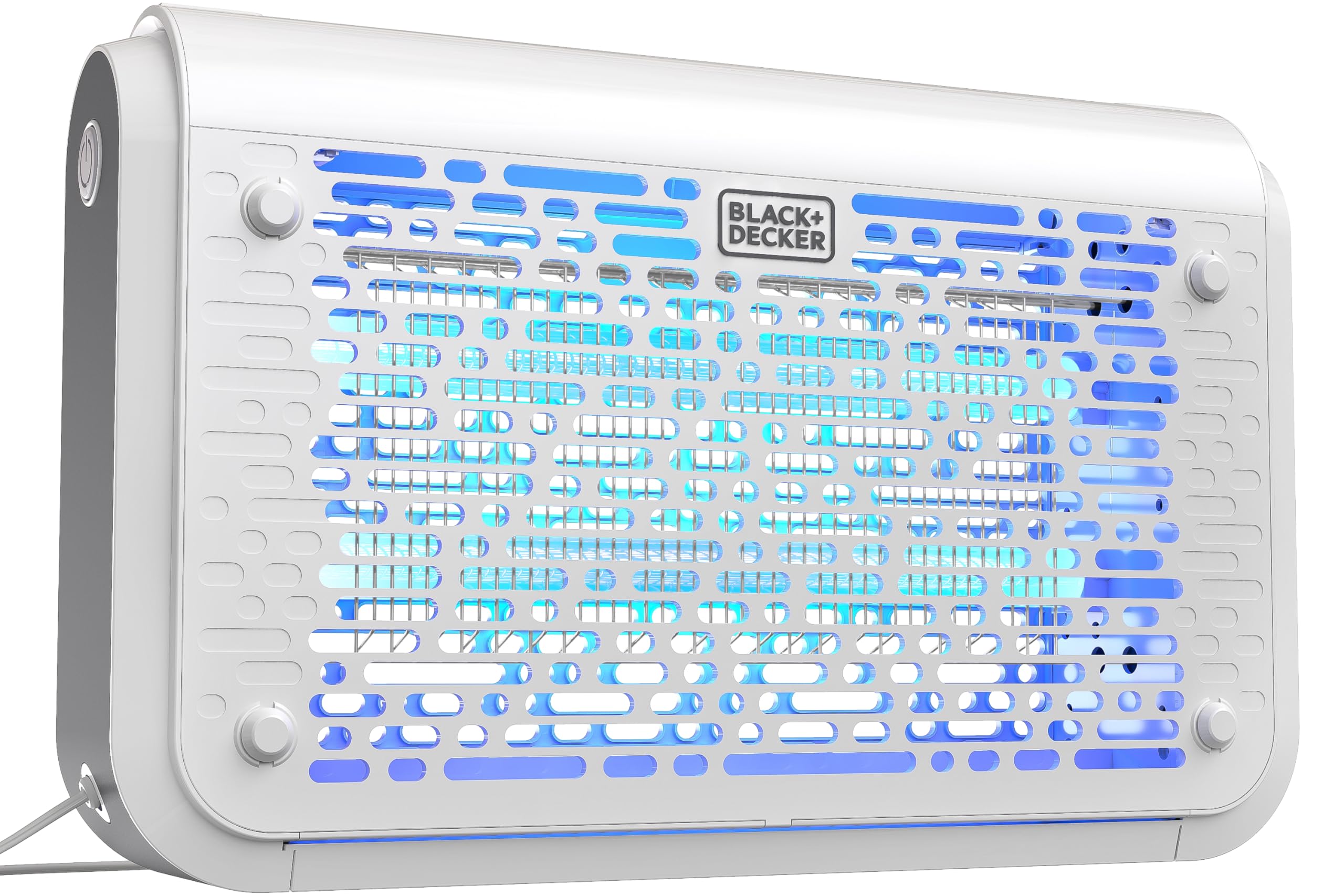 BLACK+DECKER Bug Zapper | Electric UV Insect Killer& Catcher for Flies, Gnats, Mosquitoes, & Other Flying Pests | 6,000 Sq/Ft Coverage for Indoor/Outdoor Use Includes Home, Kitchen & Other Areas