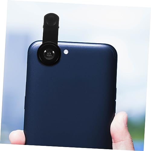 Hemobllo 3pcs Super Smartphone Most Fish Lens, Upgraded of Eye Compatible with s//in Kits Mm Lenes- & - Light Cell Lenses Wide Accessories Compatible with iPhone Angle Lense Lensblack