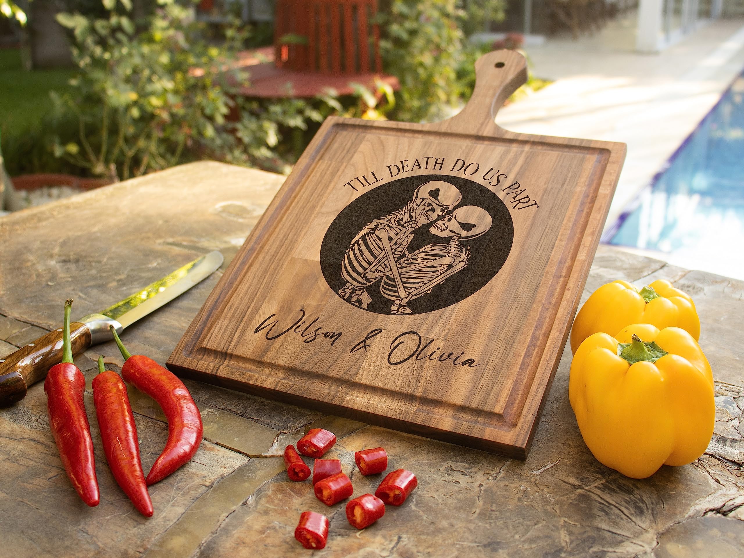 Custom Cutting Board |Â Personalized Cutting Board |Â Wedding Cutting Board |Â Couple Cutting Board | Custom Meat Board | Custom Cutting Board Wood Engraved