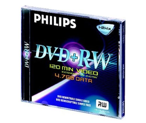 Philips Magnavox 4.7GB 5X DVD-RW (5-Pack)