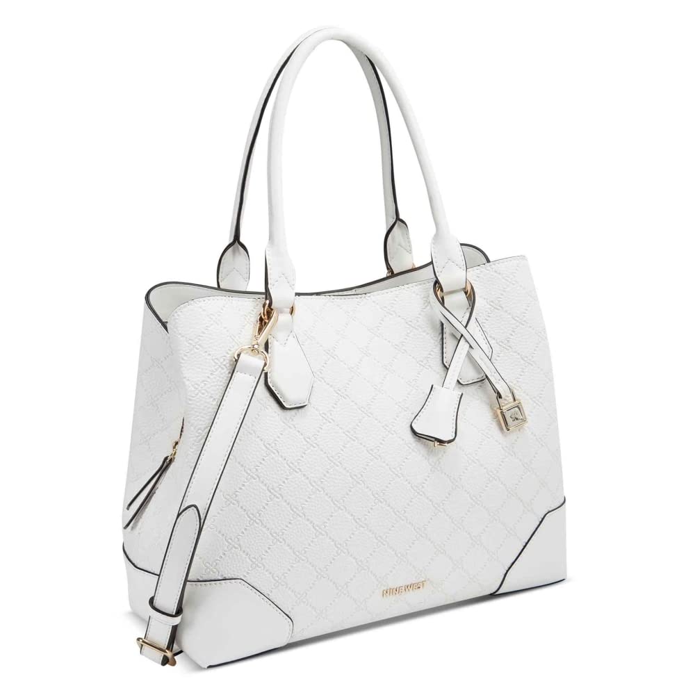 Nine West Brooklyn Jet Set Carryall, Optic White