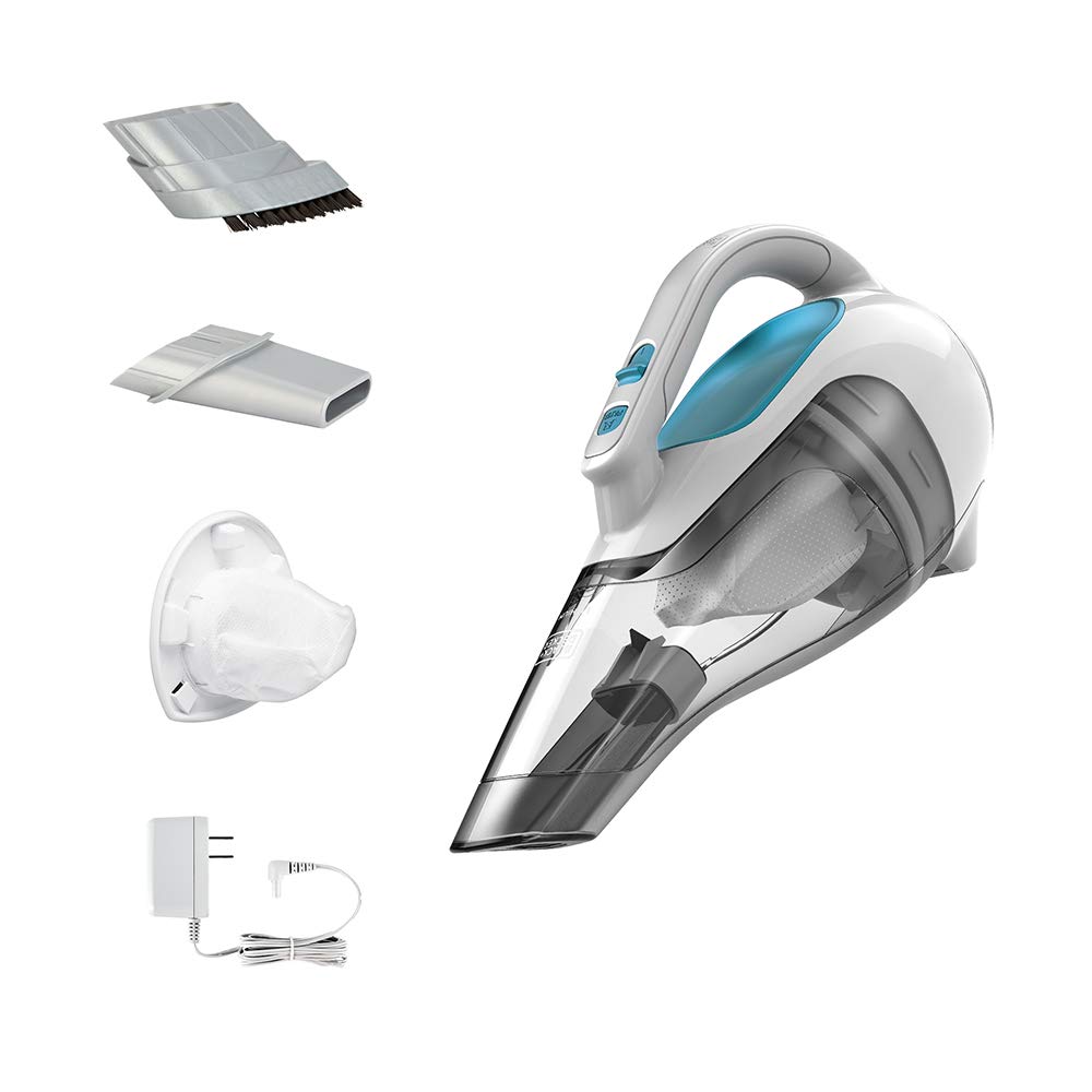 BLACK+DECKER HHVI315JO42 Dustbuster Cordless Lithium Hand Vacuum, Flexi Blue (Renewed)